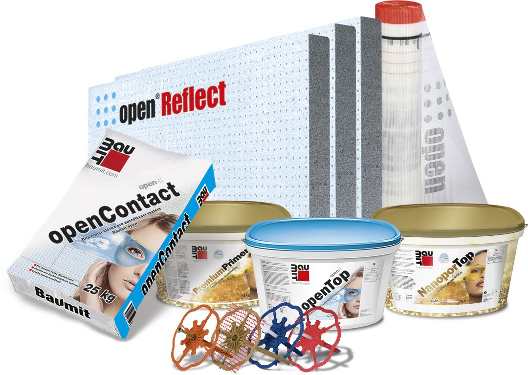 Vysoce prodyšný zateplovací systém Baumit open | Baumit.cz